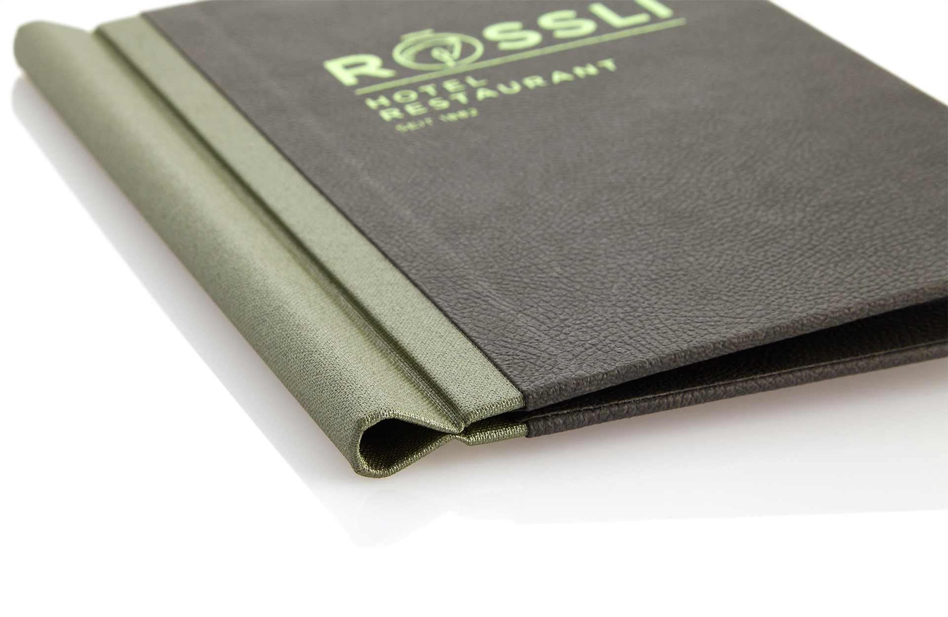 Speisekarten mit Prägung - Gastrotopcard Speisekarten