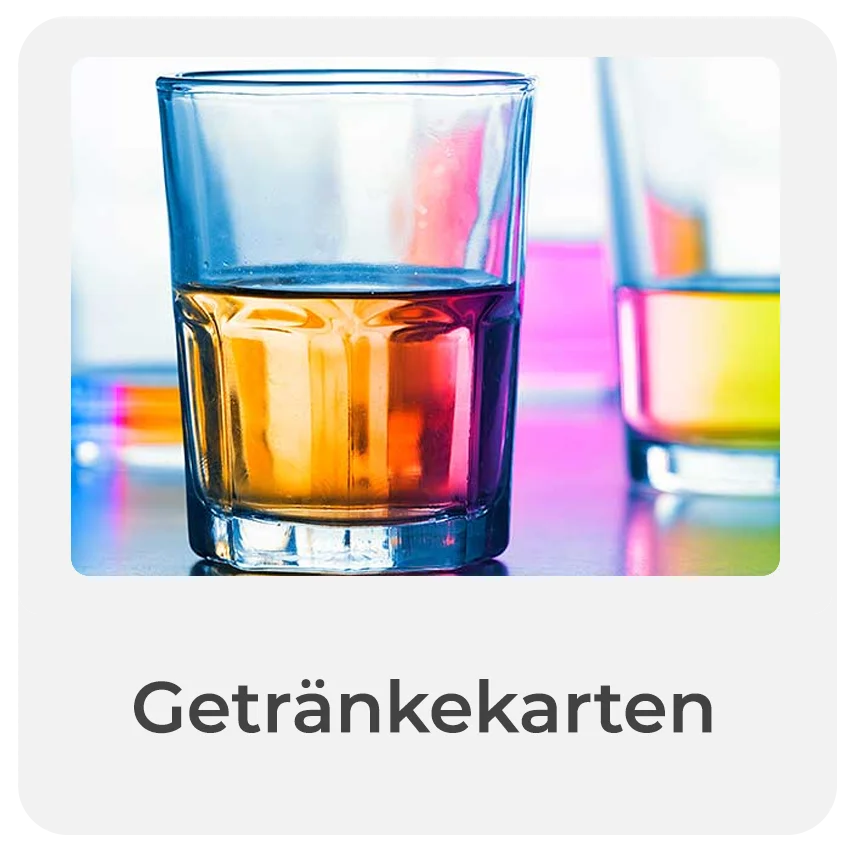Getränkekarten - Gastrotopcard Speisekarten